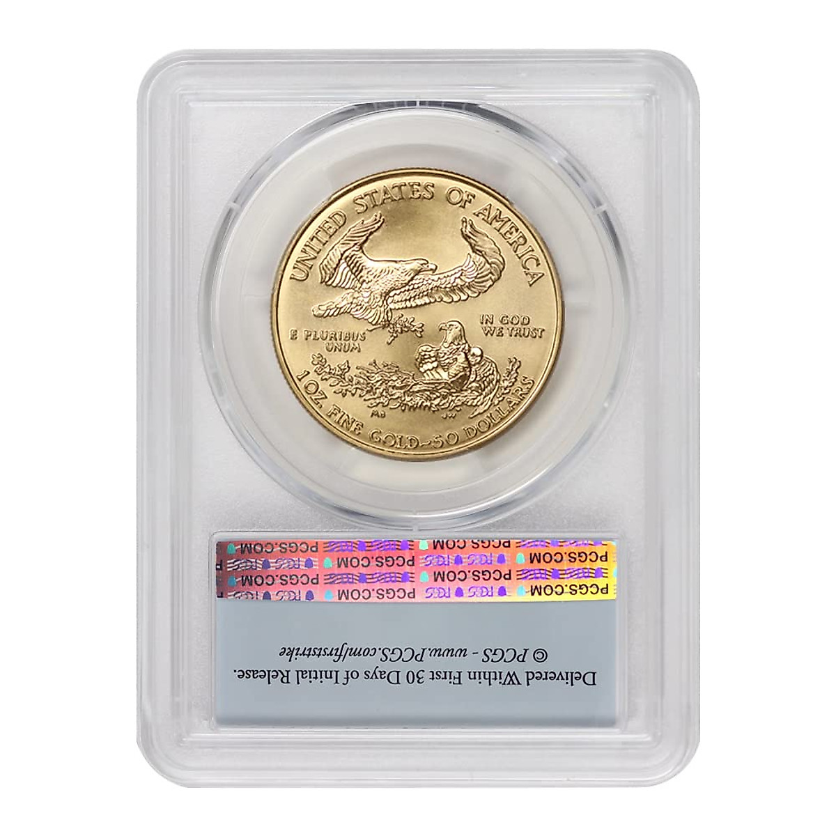 2007 1oz American Gold Eagle MS-70 First Strike by Mint State Gold $50 MS70 PCGS