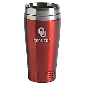 16 oz Stainless Steel Insulated Tumbler - Oklahoma Sooners