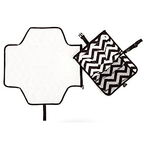 Skeddadles Baby Portable Changing Pad, 2 Wet/Dry Storage Areas, 2 Bags in 1!