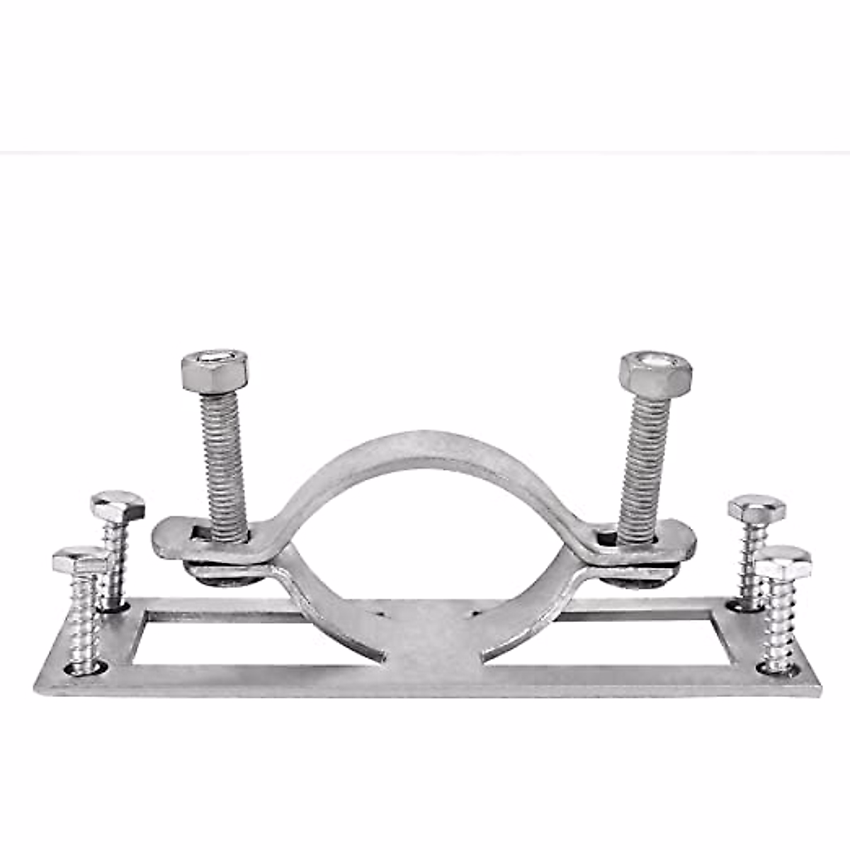 Steel 2 Wood Fence Bracket(24-Pack)，Chain Link Wood Adapter，Wood Fence for Steel Post Panel Attachment Adapter Bracket