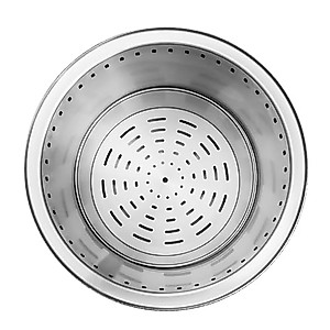 EMKK 15 inch Smokeless Fire Pit with Removable Ash Pan,Portable Wood Burning Fireplace with Stands,Large Outdoor Bonfire for Camping,Durable Stainless Steel Outdoor Portable Fire Pit Stainless Steel