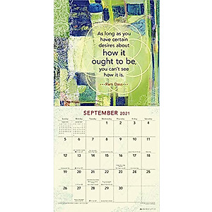 Be Here Now 2021 Wall Calendar: Teachings from Ram Dass
