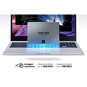 SAMSUNG 870 QVO SATA III SSD 4TB 2.5" Internal Solid State Drive, Upgrade Desktop PC or Laptop Memory and Storage for IT Pros, Creators, Everyday Users, MZ-77Q4T0B