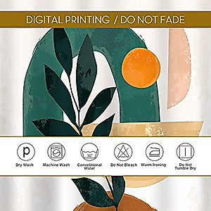 YEZEX Shower Curtain Set with 12 Hooks - Waterproof Polyester Fabric Shower Curtains for Modern Home Bathroom Decorations, Machine Washable, 72"x78"