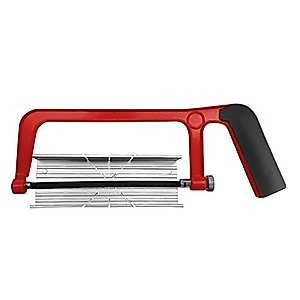 HAUTMEC 150mm Junior hacksaw & mitre block set 6" adjustable angle cutting corner saw blade HT0034-PL