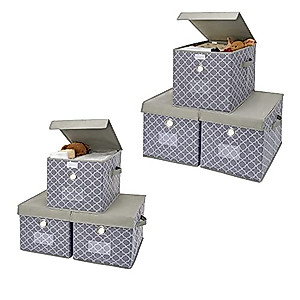 GRANNY SAYS Bundle of 3-Pack Storage Cubes for Closet & 3-Pack Storage Cubes for Organizing