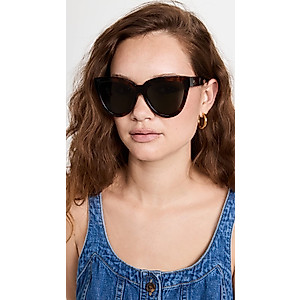 Le Specs Women's Liar Lair Sunglasses, Dark Tort, Brown, One Size