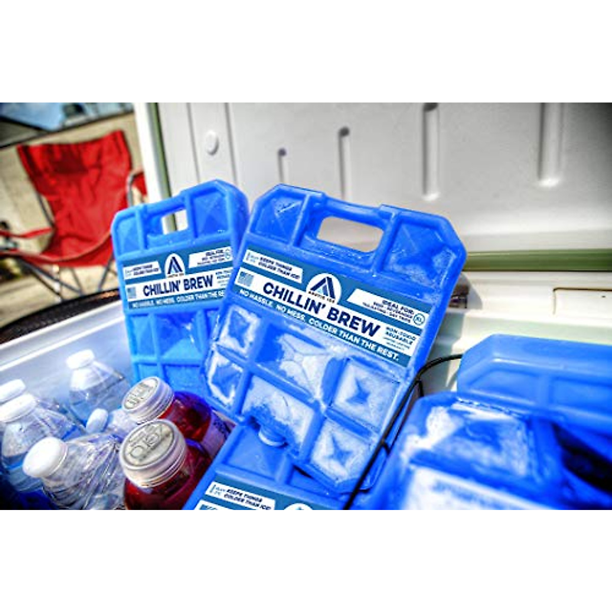 ARCTIC ICE Chillin' Brew Series, Long Lasting Reusable Ice Pack, Blue, XX-Large, 10 lb.