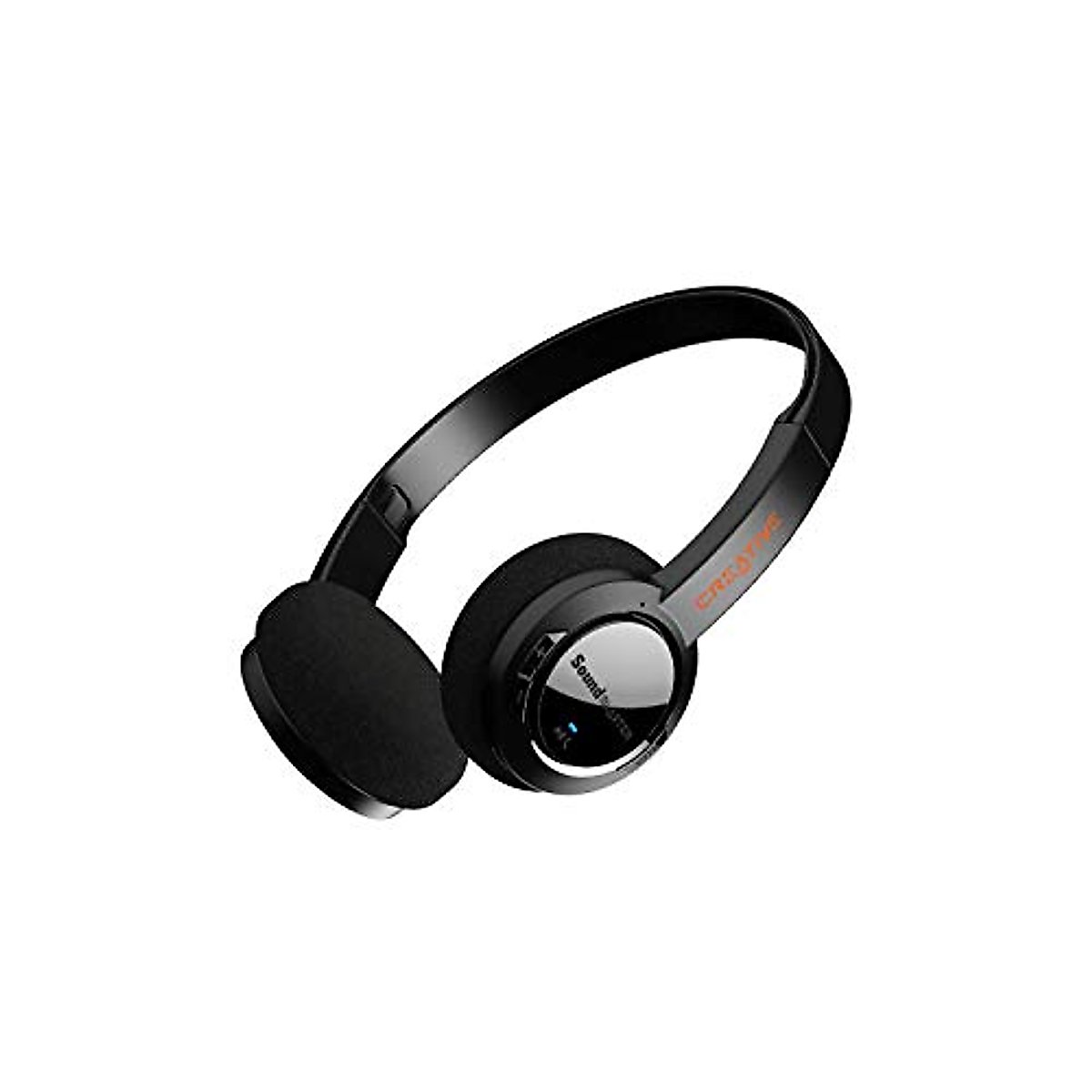 Sound Blaster JAM V2 On-Ear Lightweight Bluetooth 5.0 Wireless Headphones with USB-C, Low Latency, HD, Multipoint Connectivity, Voice Detection and Noise Reduction, 22 Hours Battery Life (Renewed)