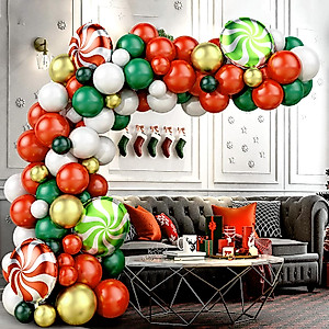 RUBFAC Dark Green Balloons Different Sizes 105pcs 5/10/12/18 Inch Green Balloon Garland Kit for Wedding Baby Shower Birthday Party Supplies Bridal Shower Decorations