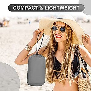 Buheco Beach Blanket Waterproof Sandproof Oversized Beach Mat Sand Free 10x9ft with 4 Stakes and 8 Pockets-Outdoor Extra Large Foldable Lightweight Picnic Blanket for Vacation-Camping-Hiking-Travel