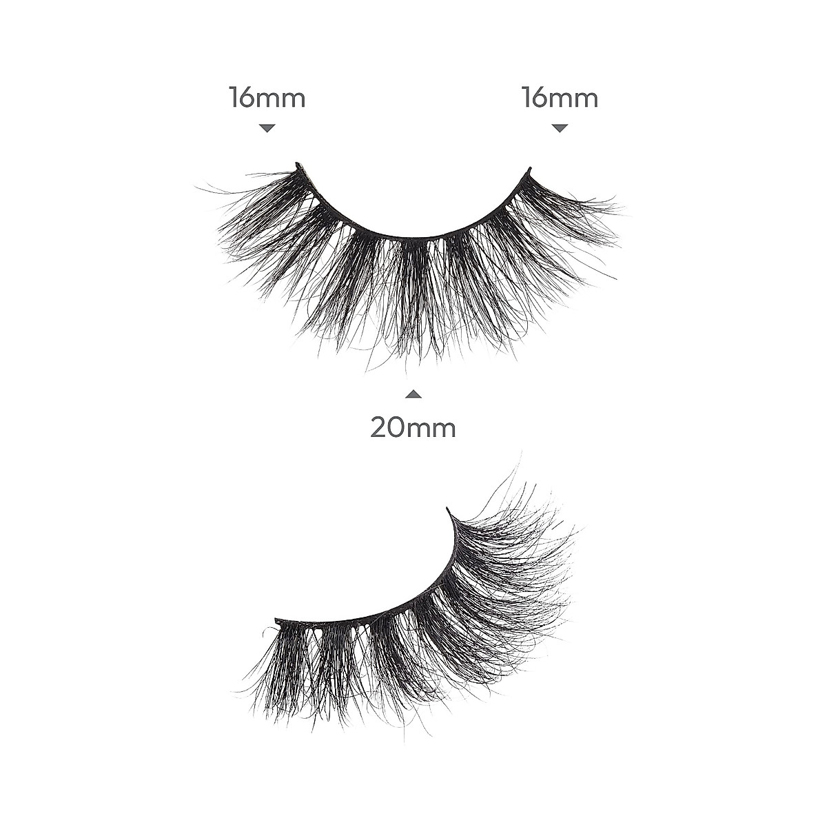 i-ENVY False Lashes Luxury Mink Collection Eyelashes 100% Real Mink Glamorous Eye Look Lashes Maximum Fluffiness 3D Multi-Curl Angle