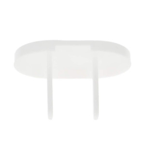 Fielect Outlet Plugs Covers Childproof Outlet Covers Protectors Electric Socket Cover Electrical Protector 2-Hole White 20Pcs