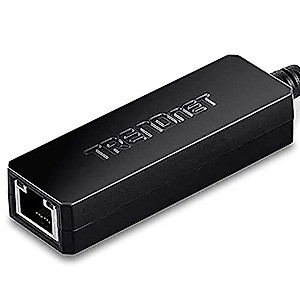 TRENDnet USB 2.0 to 10/100 Fast Ethernet LAN Wired Network Adapter for MacBook, TU2-ET100, ChromeBook, Windows 8.1 and Earlier, Linux, and Specific Android Tablets, ASIX AX88772A Chipset
