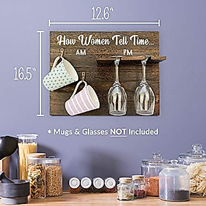 GIFTAGIRL Valentine Gifts for Women - Sarcastic But Unique Wine Gifts for Women who have Everything are Fun Christmas Gifts, will make her Laugh and Arrive Nicely Gift-Boxed. Mugs-Glasses Not Inc