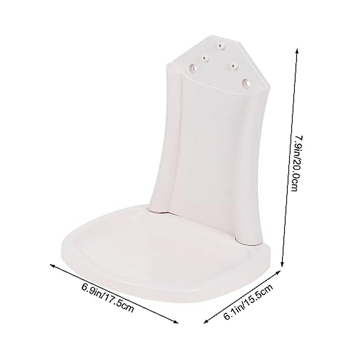 Cabilock 1pc Water Tray Foam Dispenser Tray Drip Tray for Soap Dispenser Soap Dispenser Drip Catcher Wall Soap Water Dispenser Stand Desktop Tray Container Wall-Mounted Plastic White