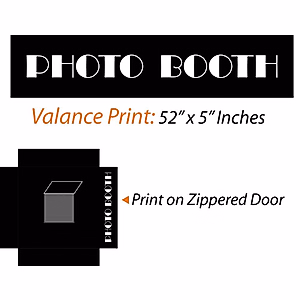 Impact Canopy 5' x 5' Pop-Up Portable Photo Booth Tent Studio with Roller Bag, Black