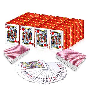 Gamie Mini Playing Cards - Pack of 20 Decks - Poker Cards - Miniature 1.5 Inch Card Set - Small Casino Game Cards for Kids, and Adults - Great Novelty Gift, Party Favor for Boys and Girls