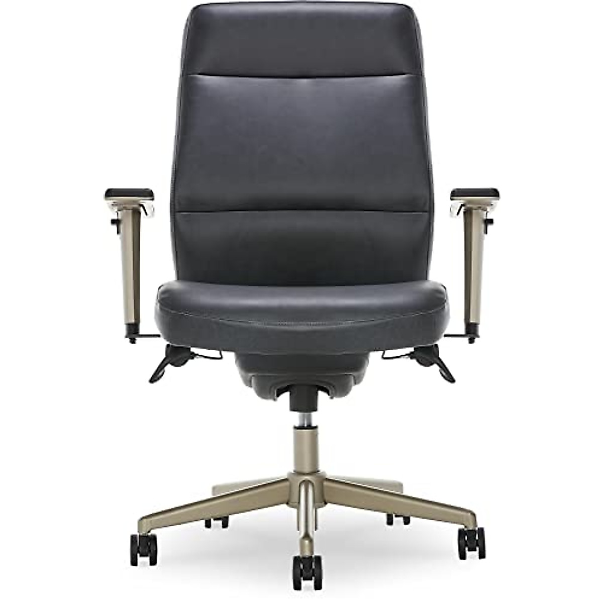 La-Z-Boy Baylor Modern Executive Office Chair, Adjustable Ergonomic Lumbar Support, Black