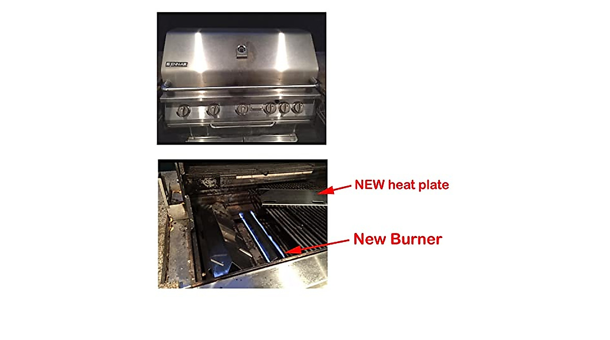 Jenn Air Gas Grill Replacement Kit - Durable Burners & Heat Plates