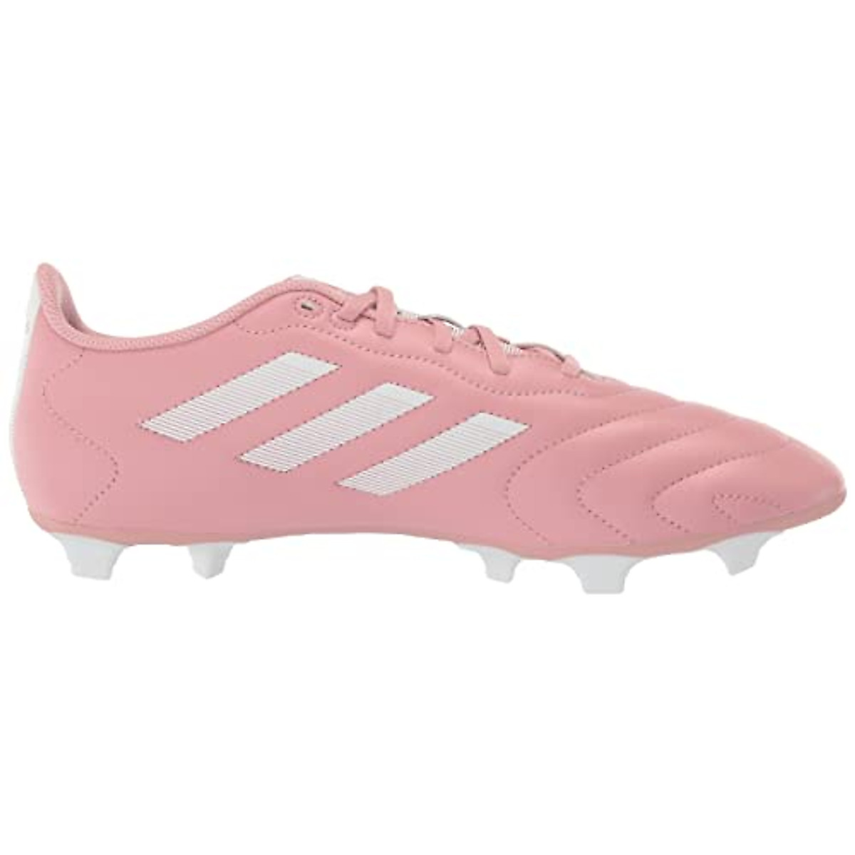 adidas Unisex Goletto VIII Firm Ground Soccer Shoe, Wonder Mauve/White/White, 10 US Men