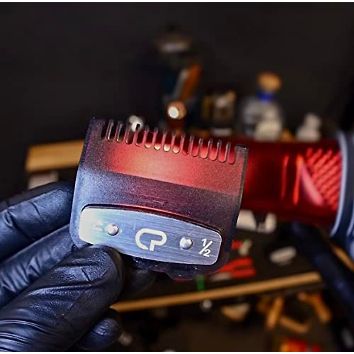 ClarityPro Professional Clipper Guards | Premium Magnetic Clipper Guards for Wahl, BabylissPRO, Gamma+, Stylecraft (All Excluding Andis and Oster) | From 1/16" to 1" - 8 Pack