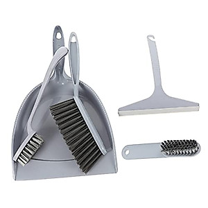 5pcs Broom Dustpan Cleaning Scrub Brush Whisk Broom Cleaning Brushes Household Products Cleaner Mini Desk Cleaning Brush Cleaning Dustpan Table Cleaning Brush Home Mini Brush Broom KOMBIUDA