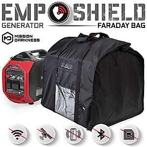 Mission Darkness EMP Protection Faraday Bag Collection Includes Military-Grade XL Faraday Bags for Generators and Solar Panels // RF Shielding, EMP/CME Protection, Preparedness, Security