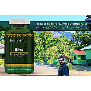 Bilva Supreme - Synergized with Gingerine - Harmony Nutraceuticals Ayurvedic Medicine to Support Healthy Digestive System - 120 Vegan Capsules