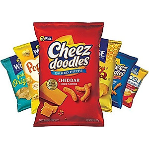 Wise Snacks Grab and Snack Chips Original Mix Variety Bulk Snack for Fun and Tasty Snacking 0.75 Ounce, 50 Count Gluten Free, 0g Trans Fat, No Preservatives