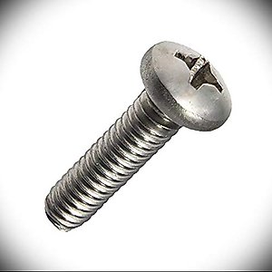 High-Strength Sheet Metal Screws - Durable Screws for Indoor and Outdoor Use - Versatile Screws for Crafting - 6-32 X 1-3/8" Size Pan Head Machine Screws Phillips Drive Stainless Steel Set of 100