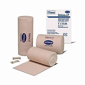 Hartmann 16637 Deluxe LF Elastic Bandage, 6" Width, 11yd Length