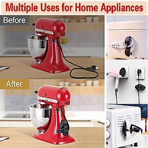 Cord Wrappers for Kitchen Appliances, Upgraded Kitchen Gadgets Cord Organizer Winder Keeper Holder for Appliances Coffee Maker, Air Fryer, Mixer, Toaster, Kitchen Accessories Attachments