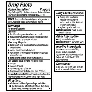 ALCON Pataday Twice Daily Relief, 0.17 Fl Oz