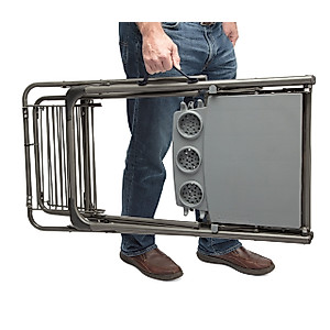 Cuisinart CGG-059A Grillster 8,000 BTU Portable Propane Tabletop Gas Grill and Cuisinart CFGS-222 Take Along Portable Grill Stand Bundle