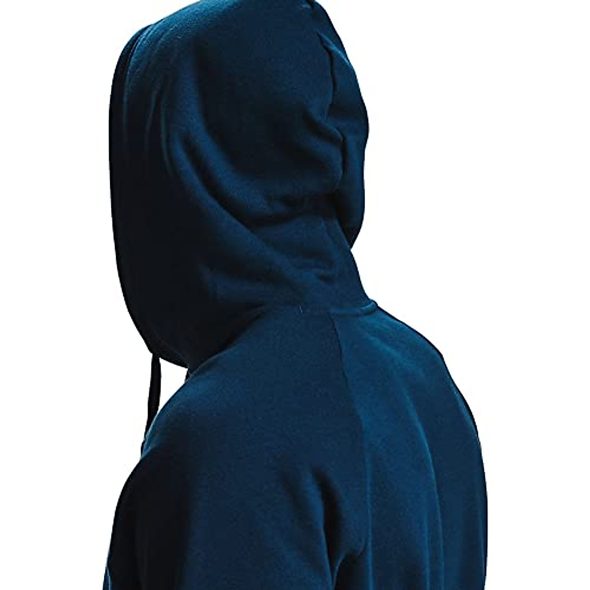 Under Armour Mens Rival Fleece Hoodie , Academy Blue (408)/Onyx White , XX-Large
