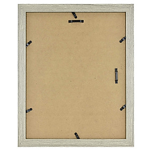 MCS Studio Gallery 11x14 Matted to 5x7 Picture Frame Gray Woodgrain, Square Photo Frame for Photos, Posters & Art Prints (1-Pack)