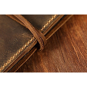 Personalized leather iPhone 11 Pro Max wallet Case/Vintage distressed genuine leather iPhone X XR XS Max Wallet case - IP005WS