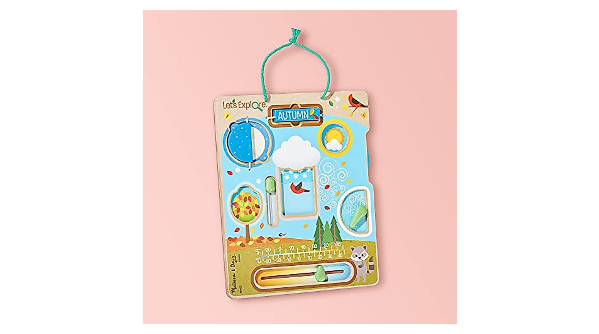 Let's Explore Wooden Weather Board for Kids | Educational Toy