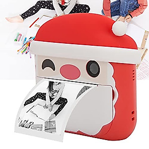 DAUERHAFT Instant Print Camera, Instant Photo Cameras Practical Dropresistant Fashionable Highgrade with HD Eye Protection Screen for Christmas for Children