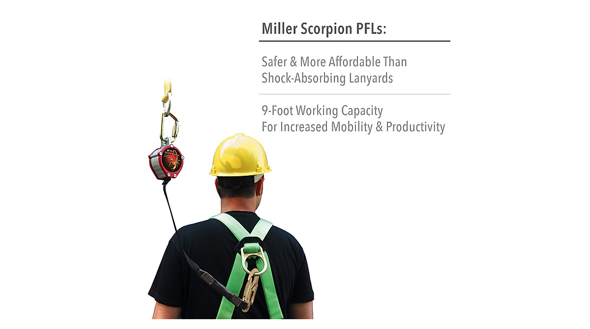 Miller Scorpion 9-Foot Fall Limiter - Safe & Cost-Effective Fall Protection