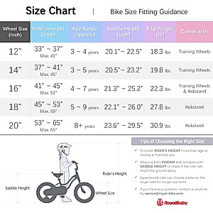 RoyalBaby Stargirl Kids Girls Bike Bicycle with Basket Kickstand 18 Inch Pink