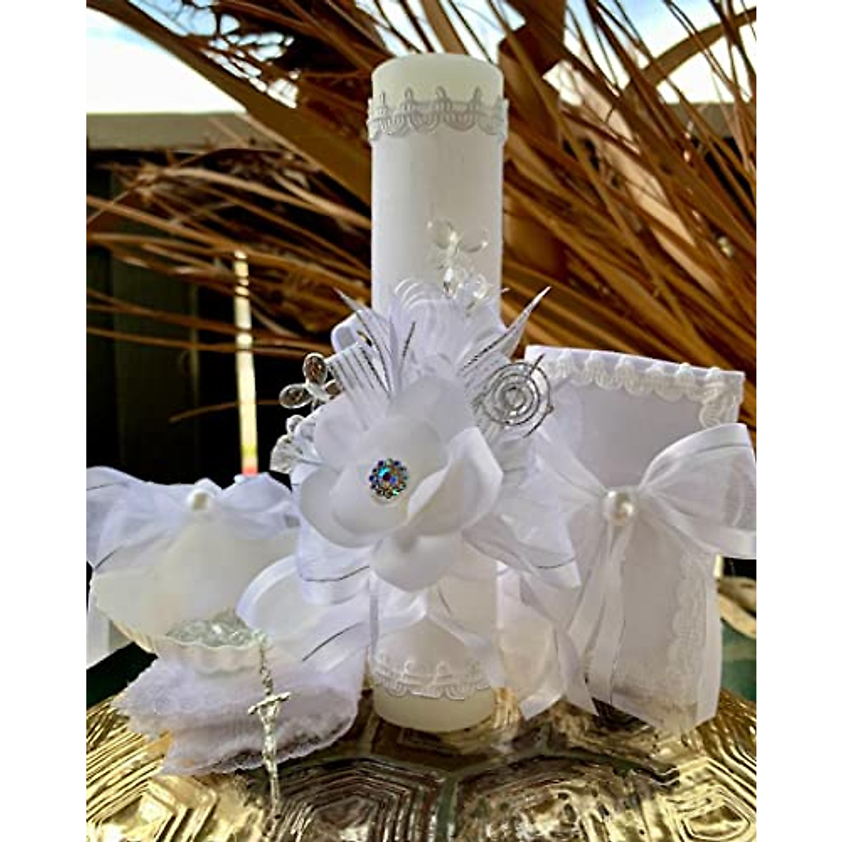 Casa Ixta Baptism Candle Set