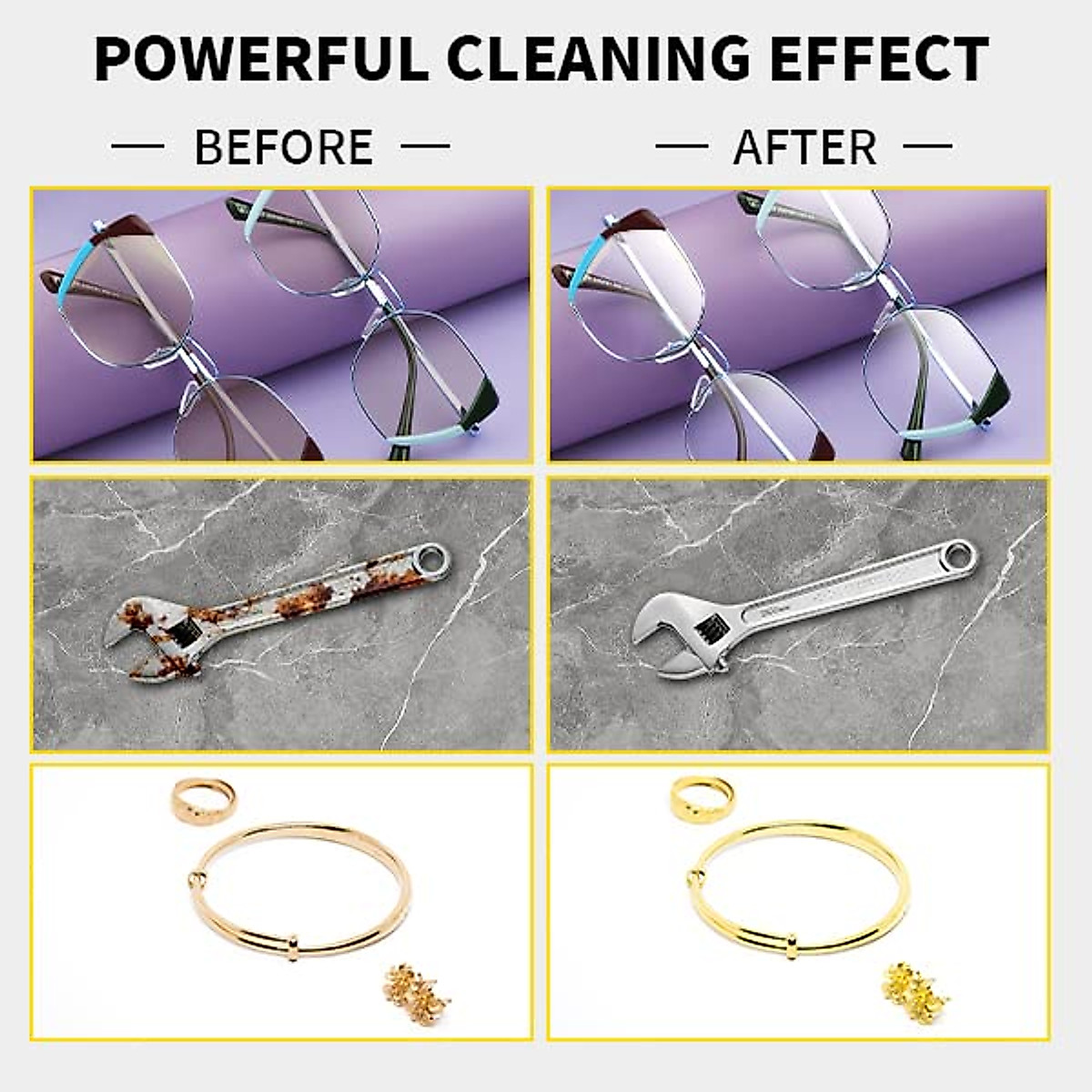 ACMESONIC Ultrasonic Cleaner 6Lfor Vinyl CD, (300W Heater,180W Ultrasonic) Ultrasonic Parts Cleaner with Heater Timer for Cleaning, Jewelry, Coins, Metal Small Parts, Circuit Board, Lab Tools, etc