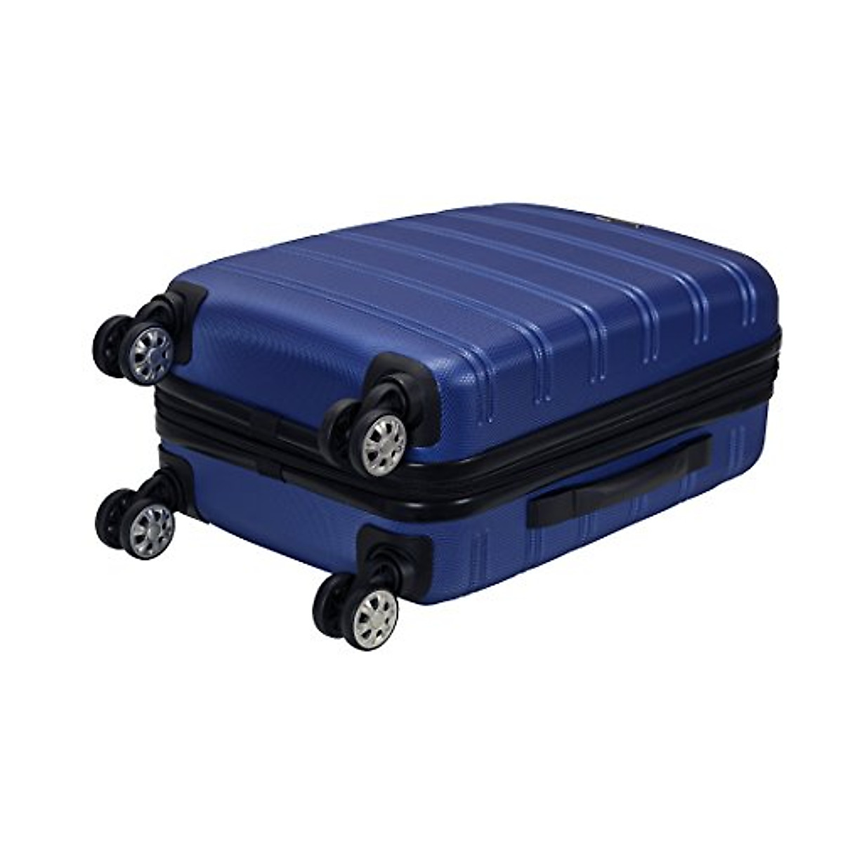 Rockland Melbourne Hardside Expandable Spinner Wheel Luggage, Blue, Carry-On 20-Inch