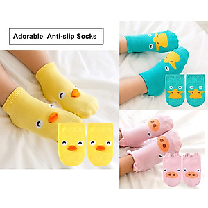 JunNeng Baby Walker Head Helmet Toddler Head Protector Bumper Bonnet with Knee Pads&Anti-Slip Socks (Crown)