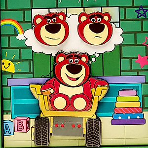 Loungefly Disney Pixar Toy Story Lotso Mixed Emotions Sliding 3 Inch Collector Box Pin