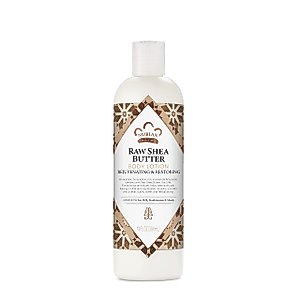 Nubian Heritage Body Lotion Raw Shea Butter for Dry Skin Paraben Free Body Lotion, 13 oz