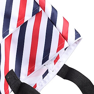 Viyuse Large Hanging Wet Dry Cloth Diaper Bag with Double Zippered Pockets,2 Pack(27 X 16 inch) Waterproof Wet Pail Bag for Beach Pool Gym Wet Dirty Clothes,big Wet bag Stars,Stripes
