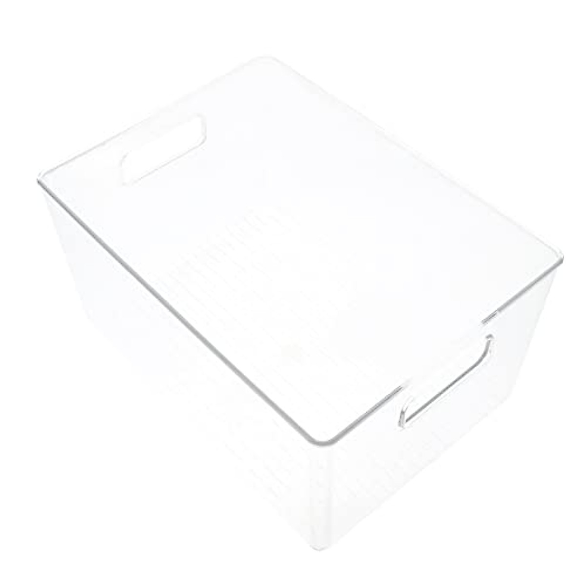 Cabilock Large Storage Bins Stacking Storage Bins Desktop Storage Basket magazine storage rack Magazine Holder tabletop Basket Shelf Plastic Magazine Basket Large Storage Bins Stacking Storage Bins